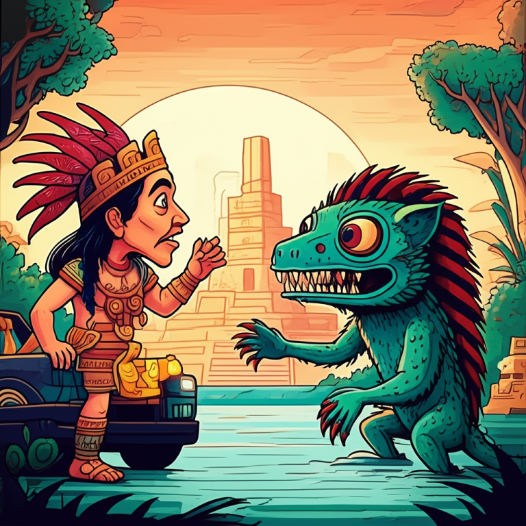 Encounter with the Ahuitzotl of Tenochtitlan